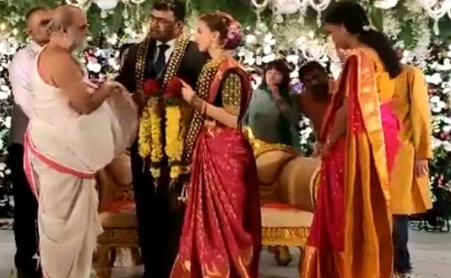 Marriage amid war, Ukranian woman ties knot in Hyd - Great Andhra
