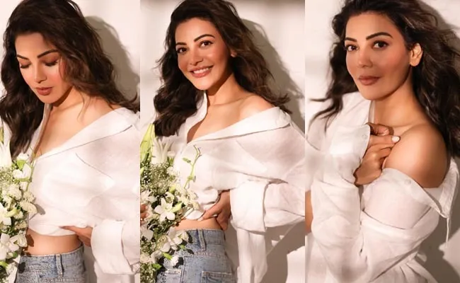 Kajal Sends Glamour Signal To Makers - Great Andhra