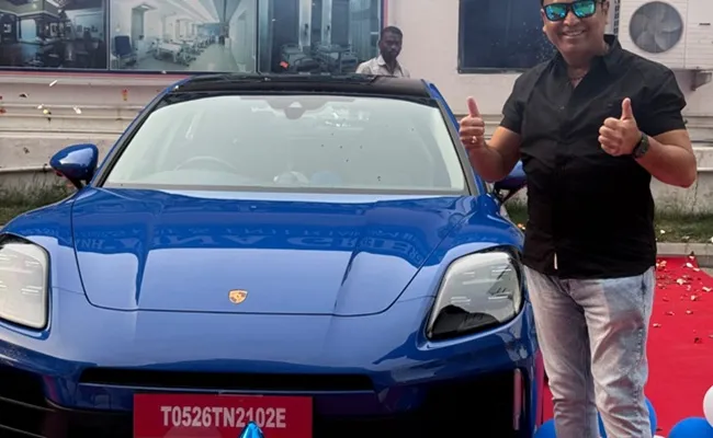 Naresh VK Creates History, Becomes First To Buy Panamera - Great Andhra