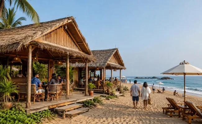 Naidu Proposes Goa-Style Beach Shacks In AP! - Great Andhra
