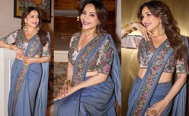 HOT: Madhuri Dixit Shines In Timeless Elegance - Great Andhra