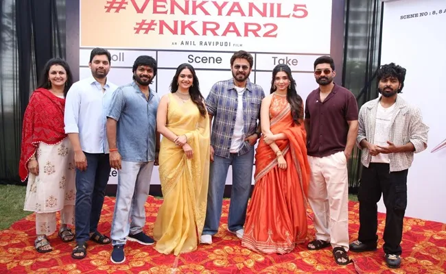 Venky, NKR, Anil Ravipudi’s Film Launched Auspiciously - Great Andhra
